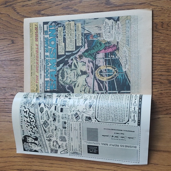 Marvel | Other | Vintage 7s Hulk Vol No 193 Marvel Comics Group Comic ...
